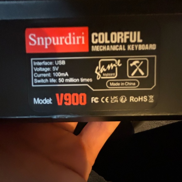 Video Games & Consoles | Snpurdiri 6 Wired Mechanical Keyboard Gaming ...